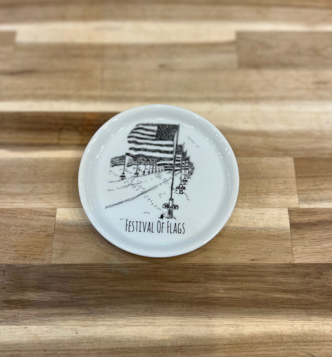 Ringgold Festival of flags coaster – A Fern and a Feather General Store