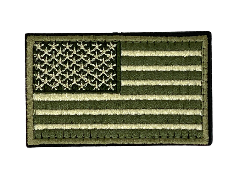 Tactical USA Flag Patch with Velcro Backing Blue Line – A Fern and a ...